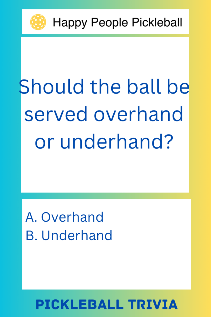 Easy pickleball trivia questions and answers | Happy People Pickleball