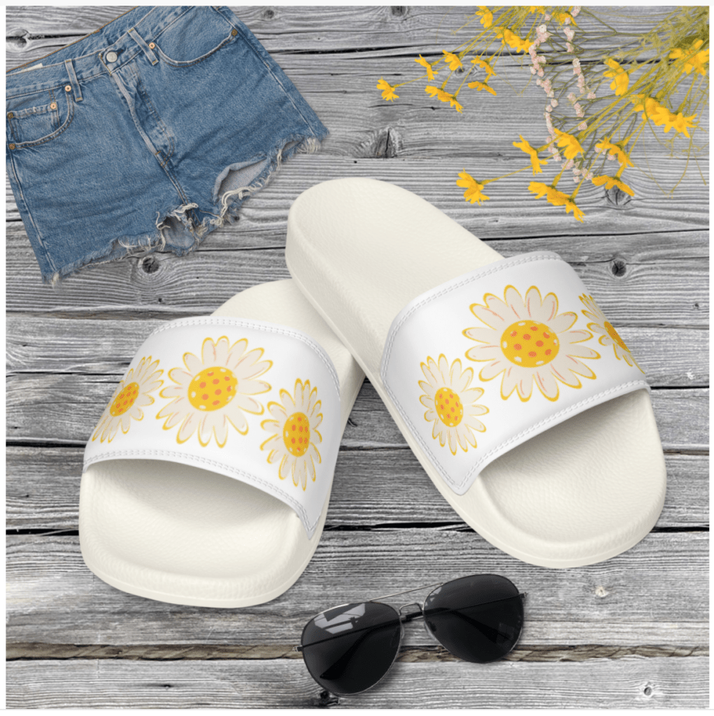 What are slide shoes that everyone is wearing? Pickleball slides.