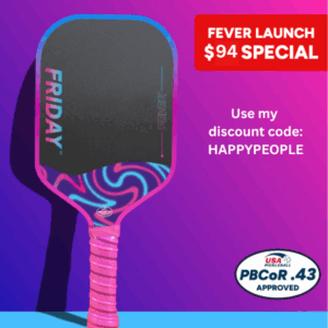 Friday Pickleball Fever Vice Paddle Review | Happy People Pickleball